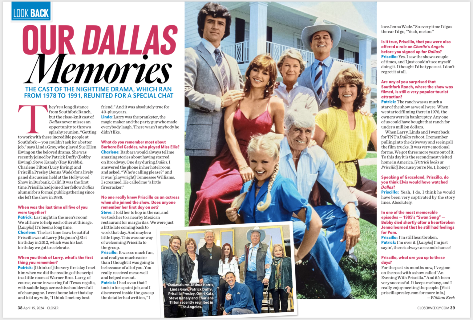'DALLAS' Cast Reunion Panel & Coverage in CLOSER WEEKLY Magazine - When ...